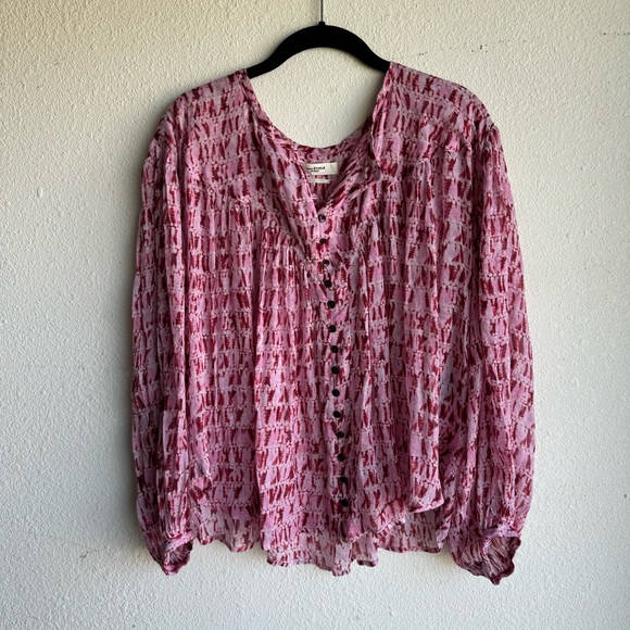 Isabel Marant | Tops | New Isabel Marant Etoile Red Printed Sorionea ...
